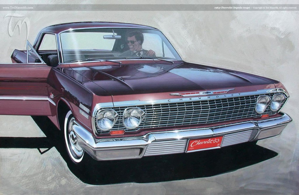 1963 Chevrolet Impala coupe – Ted Nasmith